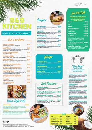 Main Menu - S&S Kitchen